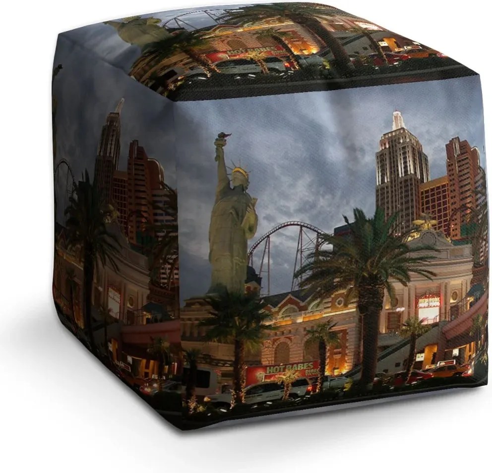 Sablio Taburet Cube Las Vegas 4 - 50x50x50 cm