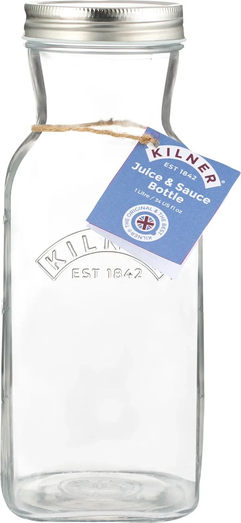 Kilner Juice & Sauce lahev se širokým hrdlem 1 l