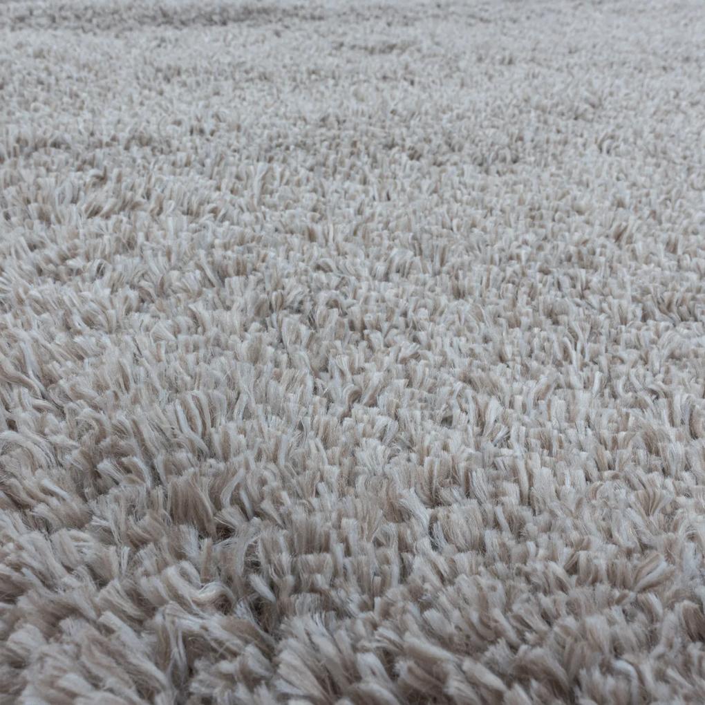 Ayyildiz koberce Kusový koberec Fluffy Shaggy 3500 beige kruh ROZMĚR: 120x120 (průměr) kruh