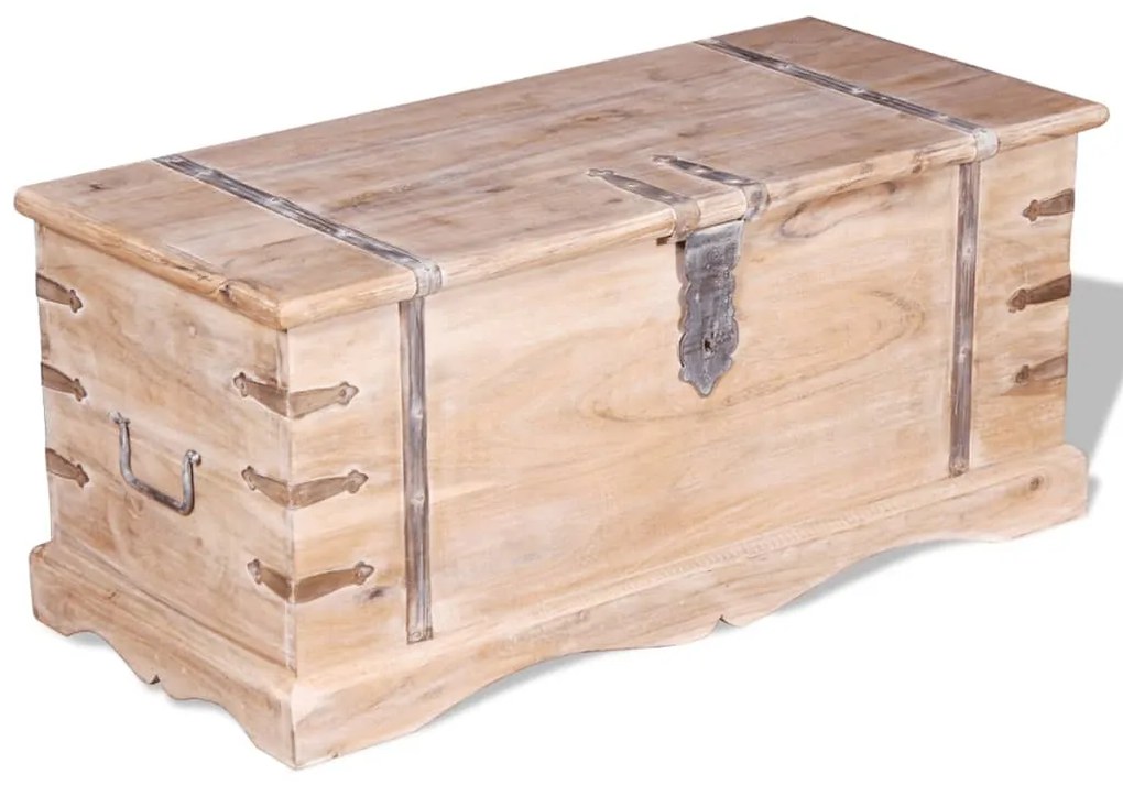 Úložná truhla akáciové dřevo 244053