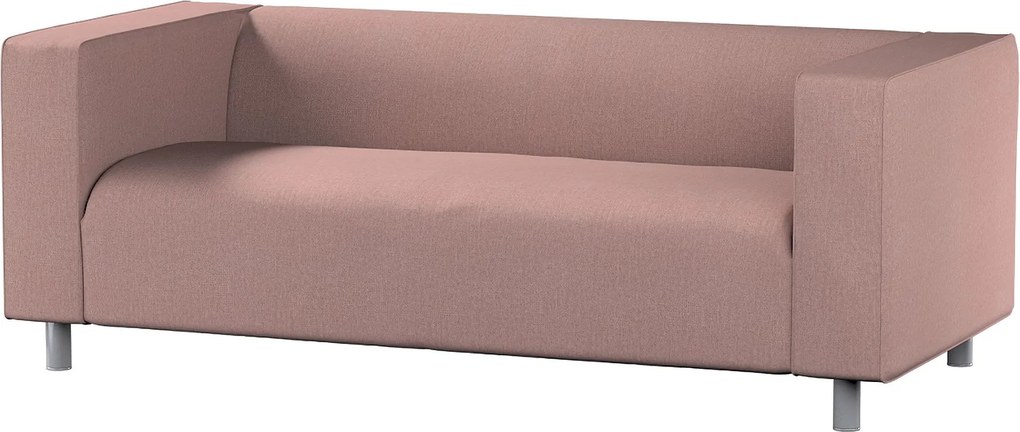 Potah na pohovku IKEA Klippan 2-místná barva růžová látka pletený vzor