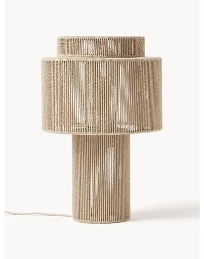 Stolní lampa z lněných nití Lace