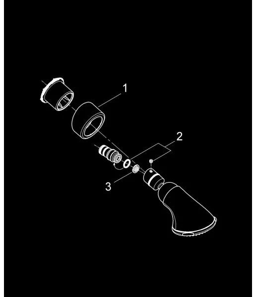 GROHE 27062000 - Hlavová sprcha RELEXA 100 Five 95 mm lesklý chrom