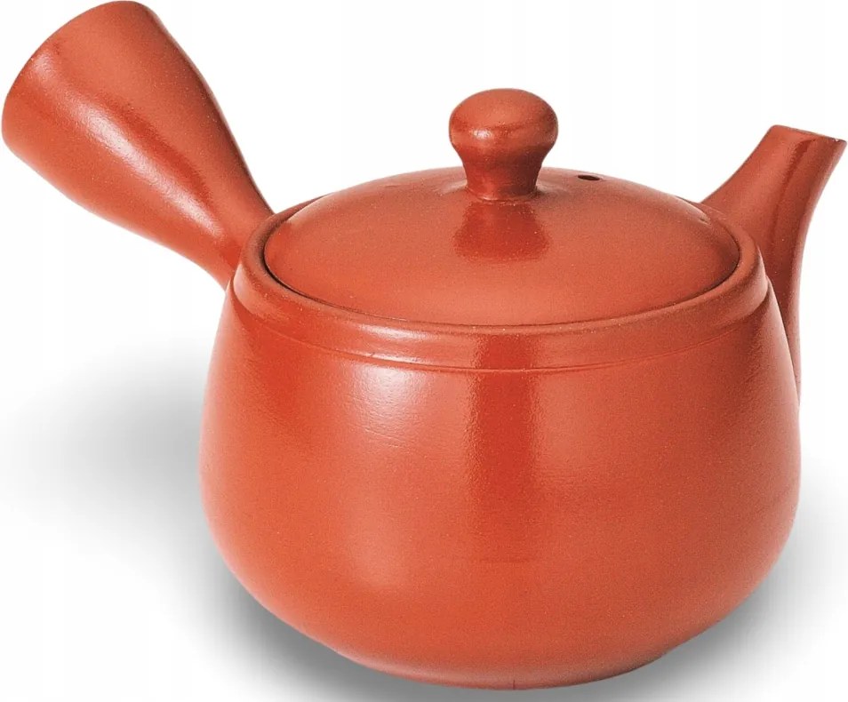 Keramická konvice Kyusu plain hnědá var. B 360 ml