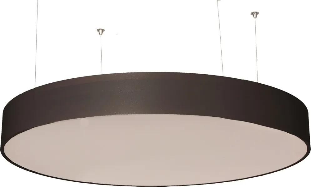 LED kruhové univerzální svítidlo LEDkoncept Circulare L/70005 černé 66.5cm