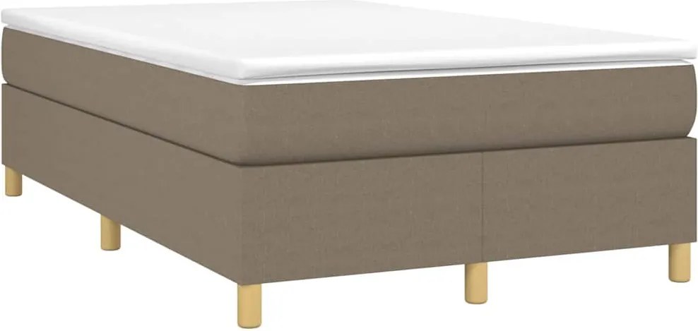 Rám postele s boxspringem taupe 120 x 200 cm textil 3120949