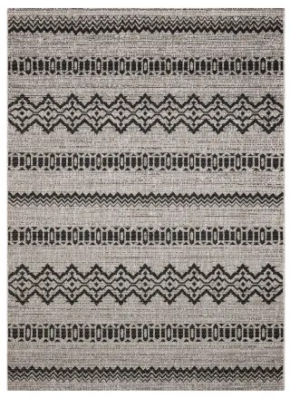 koberec SIZAL FLOORLUX 20510 stříbro / černý velikost 160x230 cm | krásné koberce cz