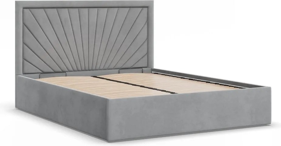 AGroup Čalouněná postel VASTO 180 x 200 cm Barva látky Trinity: Tmavě šedá (Trinity 2315)