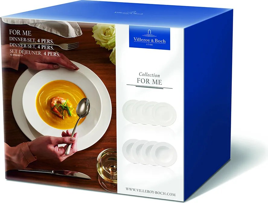 Villeroy&Boch Villeroy & Boch For Me Dinner sada, 35 × 20 × 32,5 cm