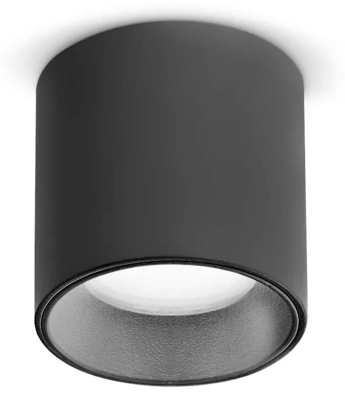 Ideal Lux Stropní LED svítidlo DOT Barva: Černá, Chromatičnost: 4000K