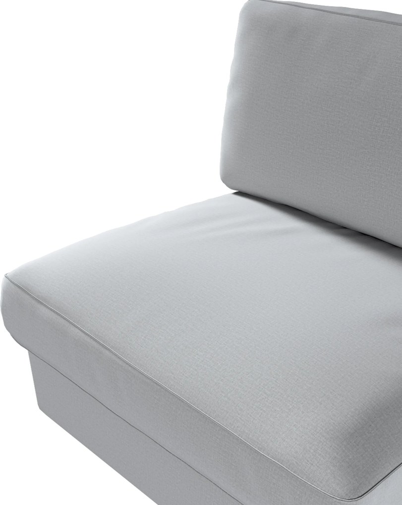 Potah na neskládací křeslo IKEA Kivik barva šedá látka sametová