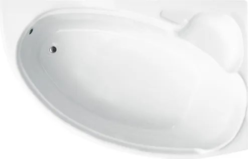 Besco Akrylátová asymetrická vana Finezja Nova 140x95 (155x95, 170x110) Barva: Bílá, Rozměry (cm): 170x110, Orientace: Levá