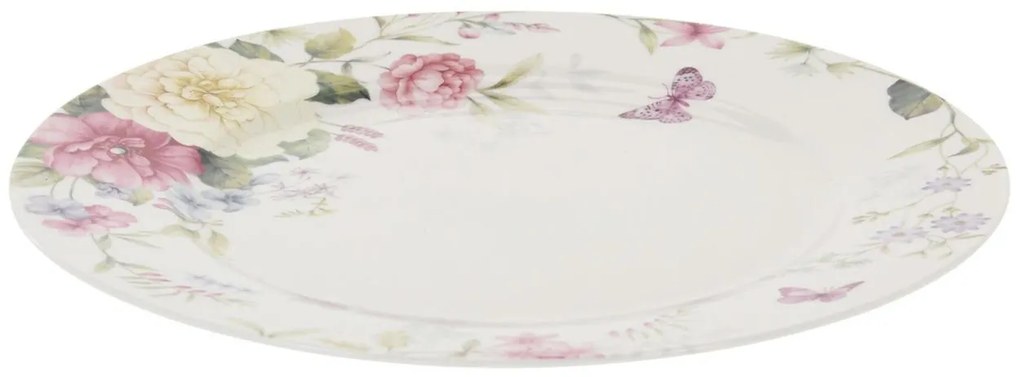 Porcelánový talíř Delicate Flowers, (fi) 27 cm, květiny