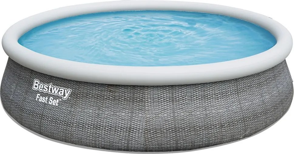 Nadzemní bazén s límcem a příslušenstvím Fast Set Gray 457 x 107 cm BESTWAY 35996