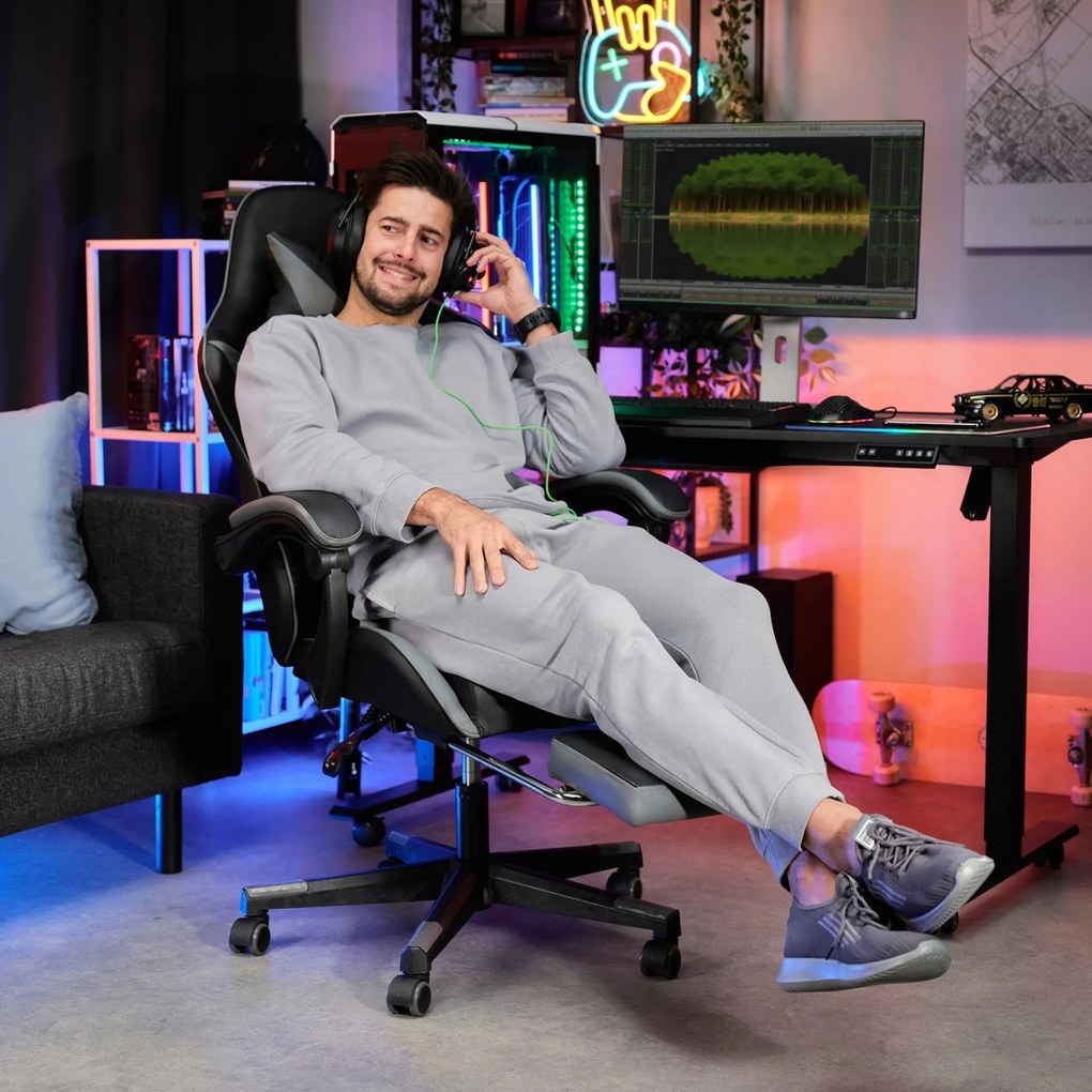 Herní židle Ragazo šedá