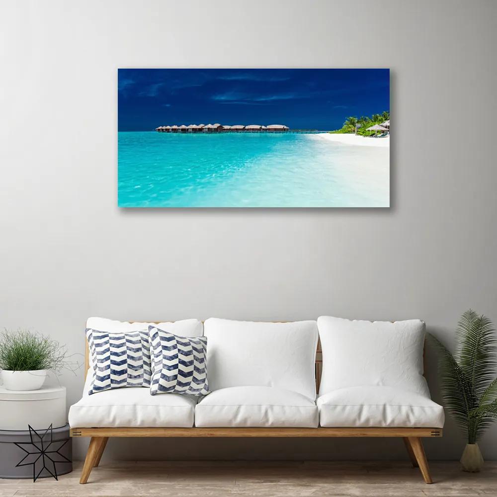Obraz na plátně Moře Pláž Krajina 100x50 cm