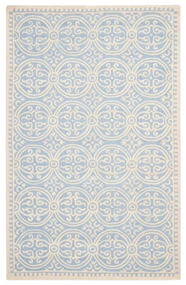 Vlněný koberec Marina Blue, 121x182 cm