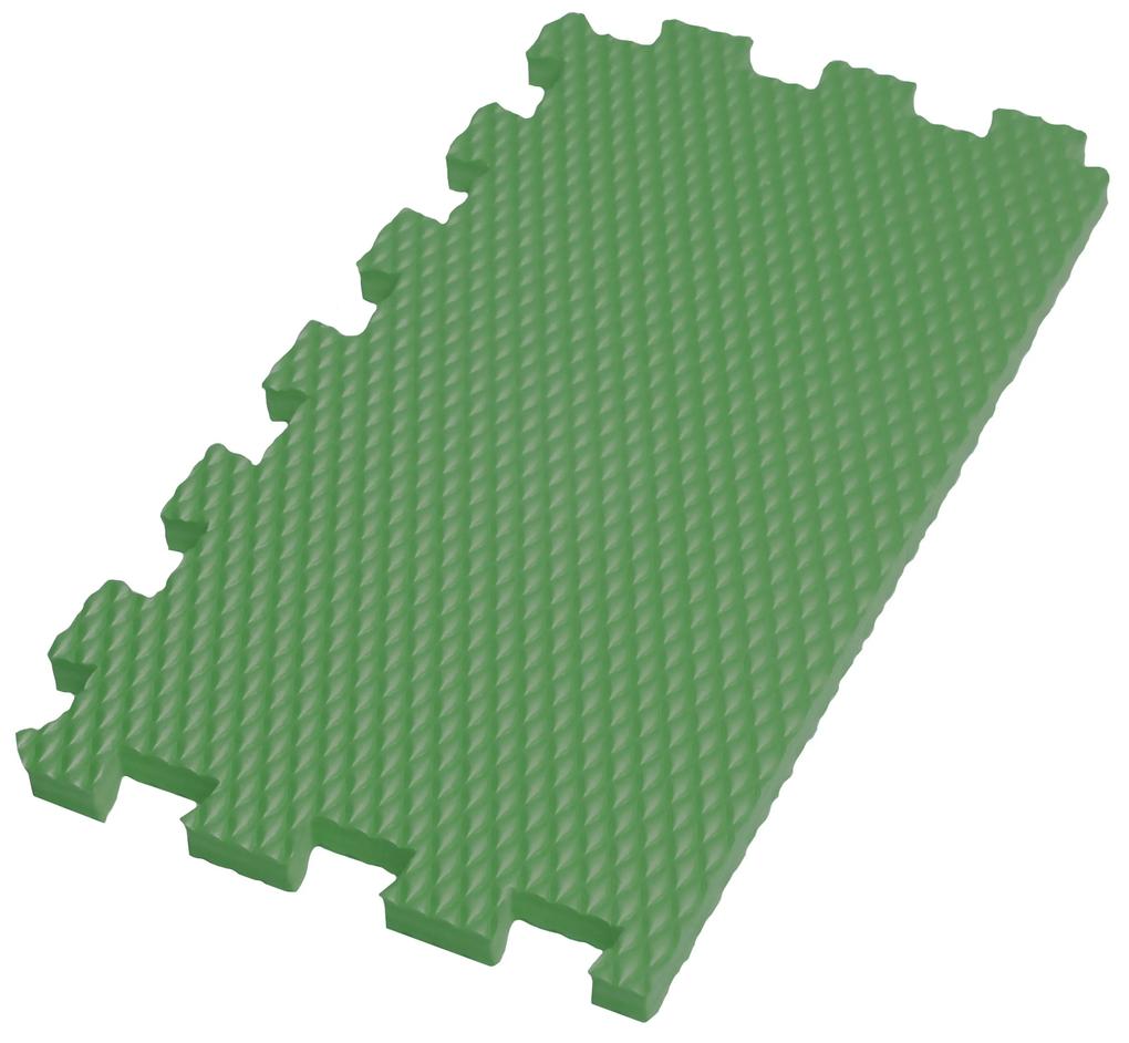 Okrajové díly k podlahám Minideckfloor Barva: 60 Zelená, Díl: Krajový
