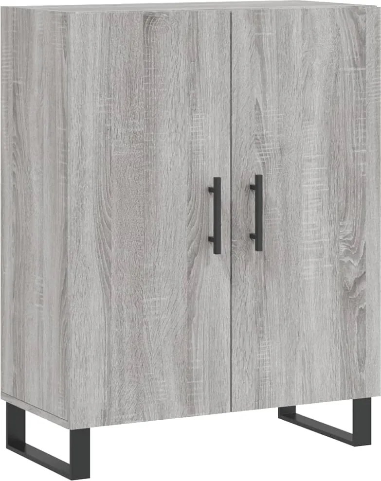 Skříň highboard šedá sonoma 69,5 x 34 x 180 cm kompozitní dřevo 3198239