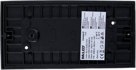 LED svítidlo McLED Corona H, 9W, 4000K, IP65, černá ML-513.023.19.0