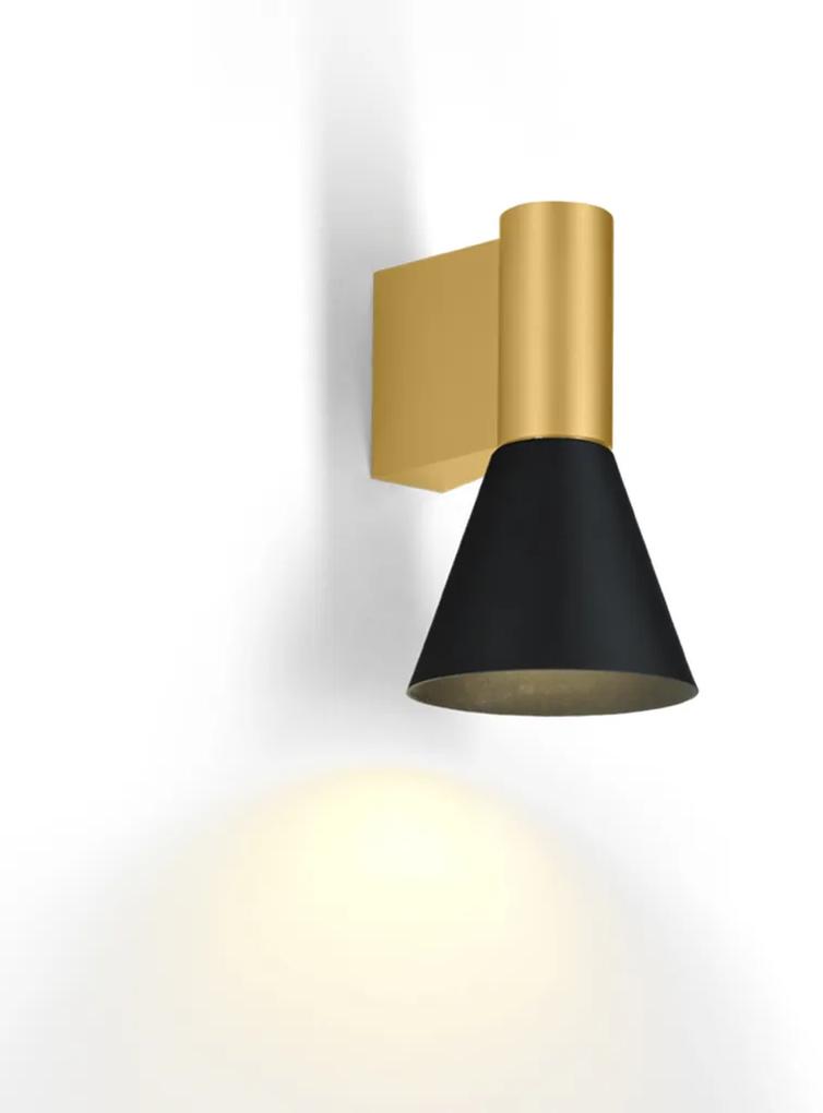 Nástěnné designové svítidlo Odrey Wall 1.3 Barva: Zlatá / Černá