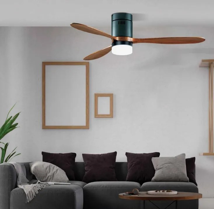 Zambelis Stropní ventilátor Stamos s LED osvětlením