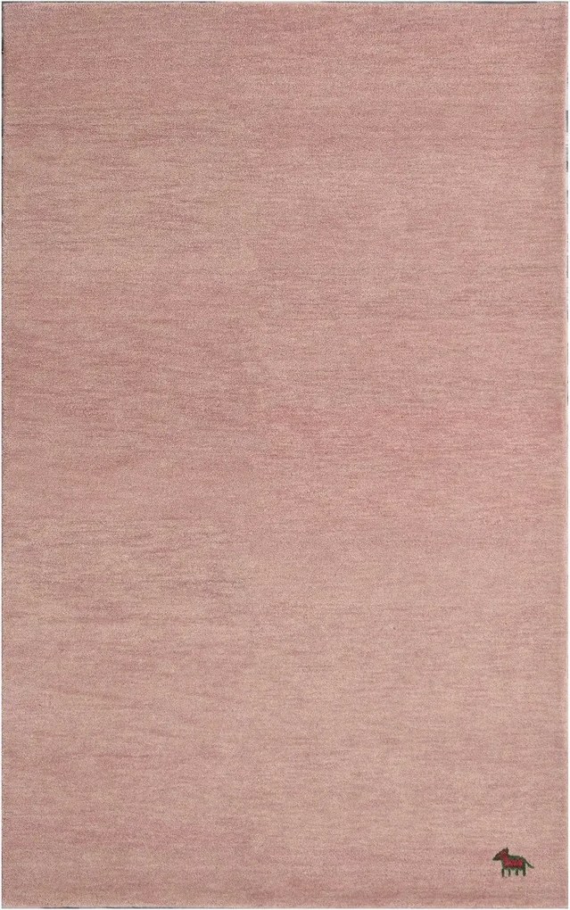 Ručne všívaný kusový koberec Asra wool pink, 40x60, ružová, obývacia izba, Asra