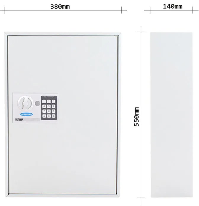 Skříňka na klíče s elektrickým zámkem S-150 EL, na 150 klíčů