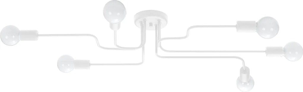 Sollux Lighting Lustr VECTOR 6 bílý