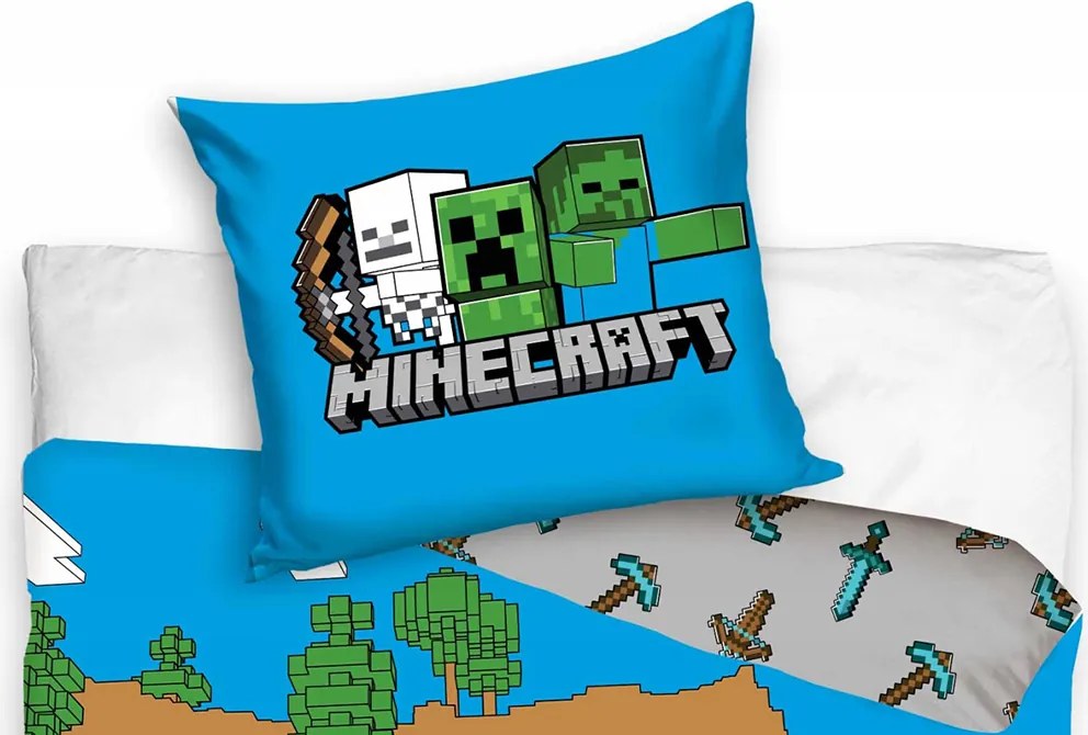 Dětské povlečení Minecraft Time to Mine