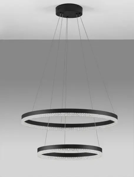 LED lustr Adria 2 černé