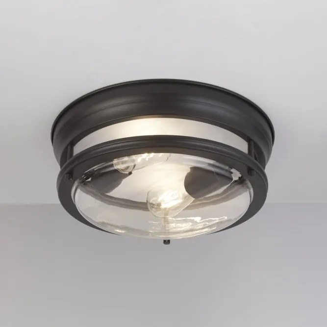 Searchlight 5182BK Stropní koupelnové svítidlo GLASGOW černé
