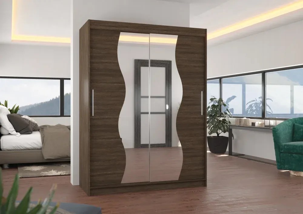 Skříň posuvná se zrcadlem RENZO 150