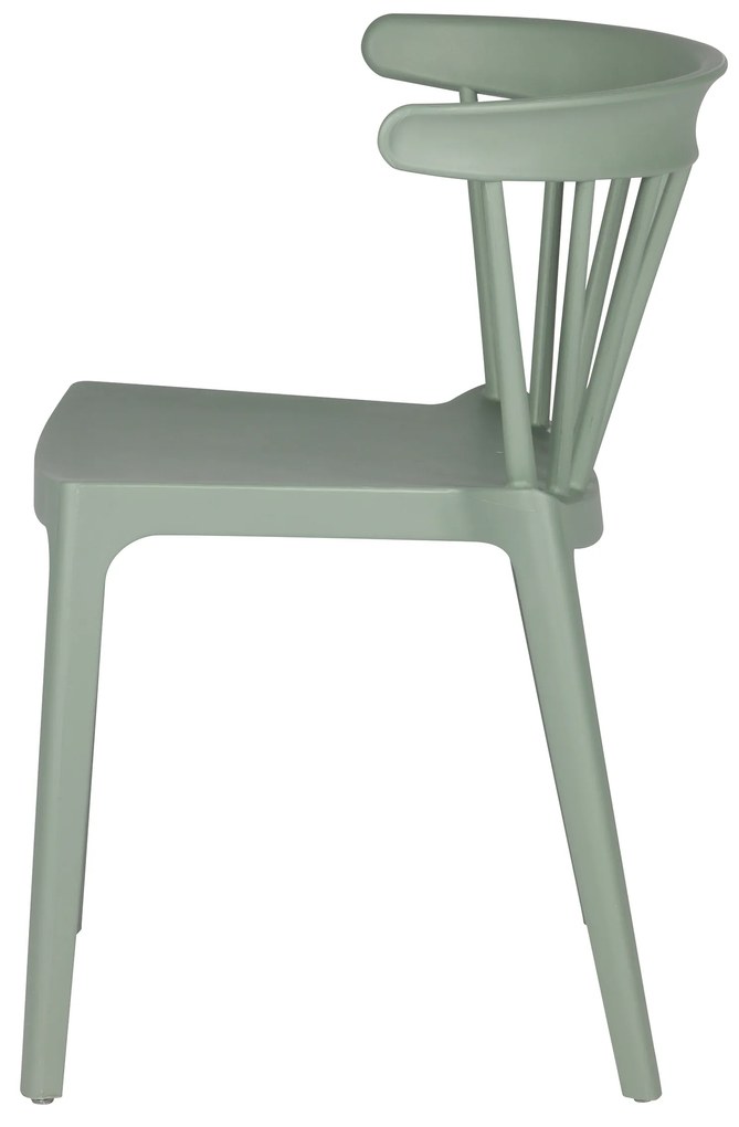 WOOOD Plastová židle BLISS zelená 378634-J
