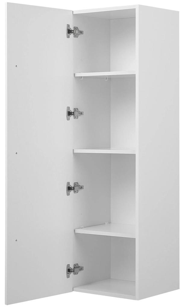 Bílá koupelnová skříň MATARO Beliani