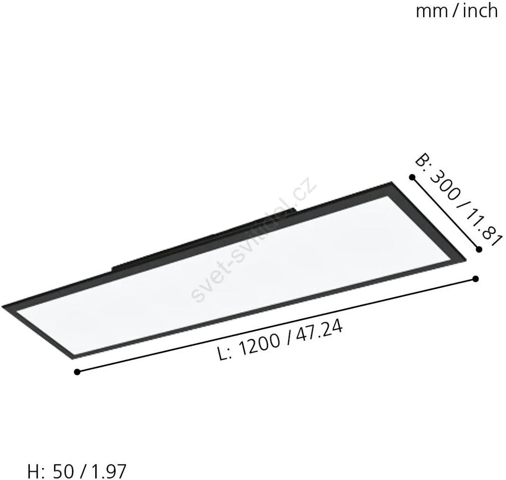 Eglo Eglo 900053 - LED Stmívatelné stropní svítidlo SALOBRENA-Z LED/33,5W/230V černá EG900053