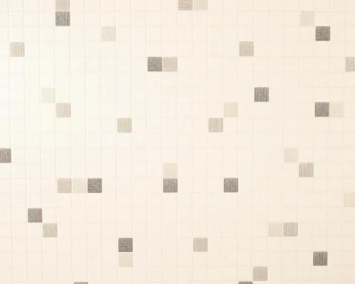 A.S. Création | 6077-44 tapety na zeď Faro 4 | 0,53 x 10,05 m | černá, šedá, bílá