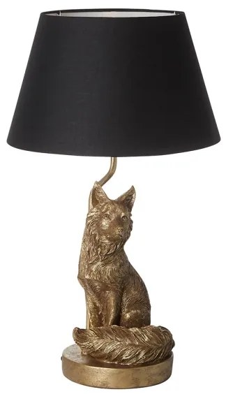Endon 106796 - Stolní lampa FOX 1xE14/6W/230V černá/mosaz