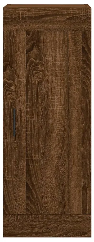 Skříň highboard hnědý dub 34,5 x 34 x 180 cm kompozitní dřevo,  3200152