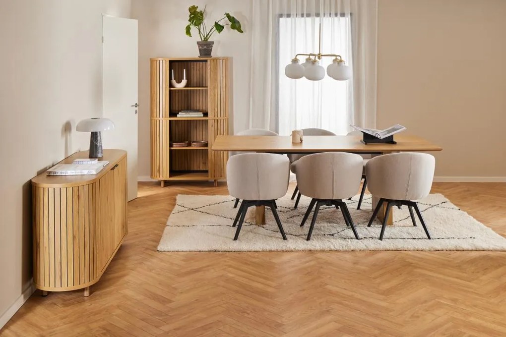 ACTONA GROUP Jídelní židle DARLENE béžová z látky Alea 0000107641