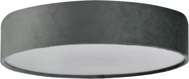 Searchlight 23298-3GY Stropní sametový lustr VELVET ŠEDÝ, průměr 50cm