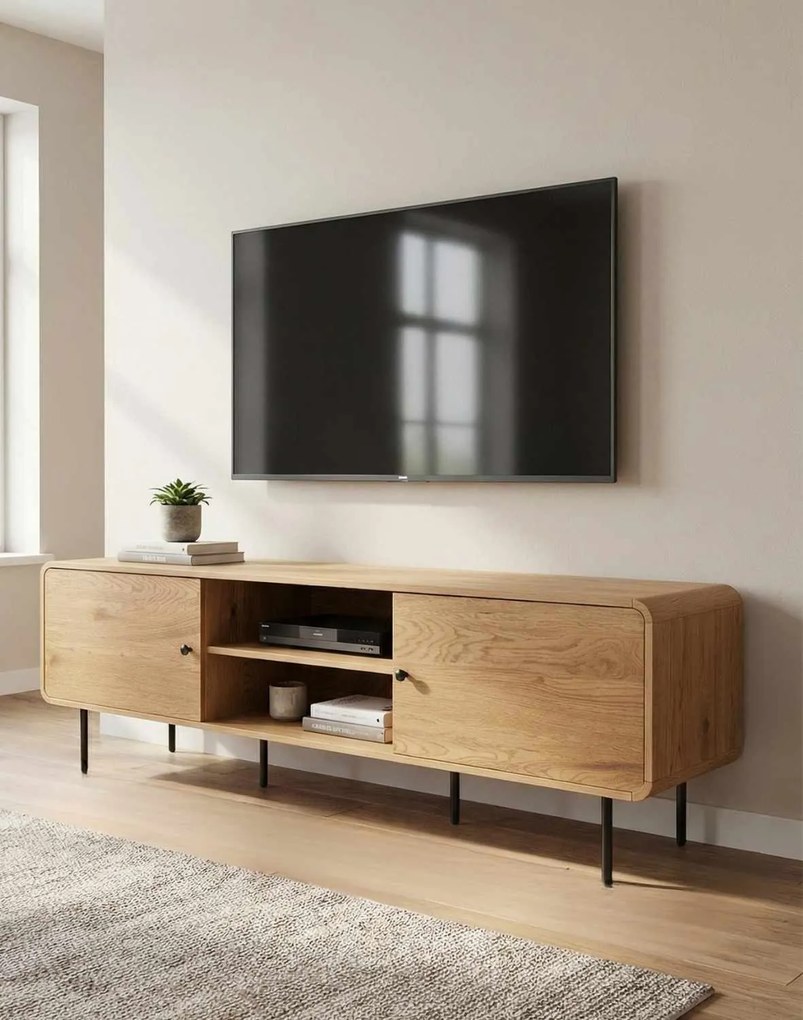 TV skříňka Siena (4403), divoký dub, 180 cm, loft