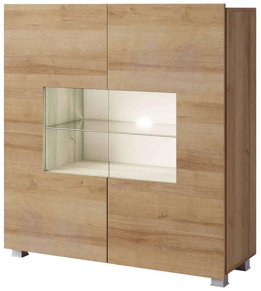 Obývací stěna CALABRINI d | 250 cm | 4 díly A1 | dub zlatý
