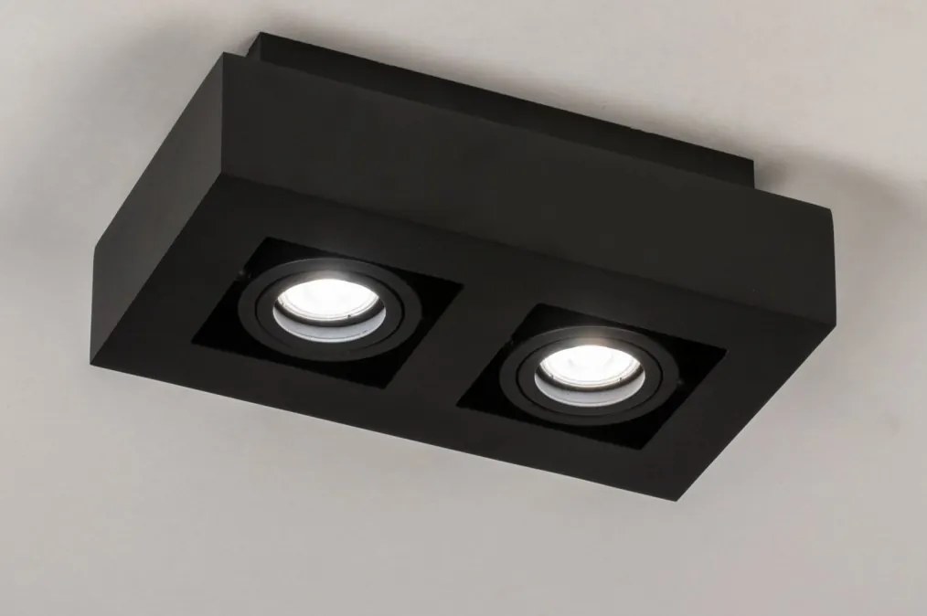 Stropní stmívatelné LED svítidlo do kuchyně Rivolli Black 2