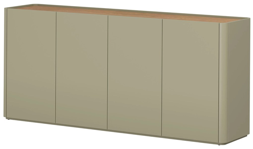 Komoda Elivo 200 cm - eukalyptus / dub baltic dune