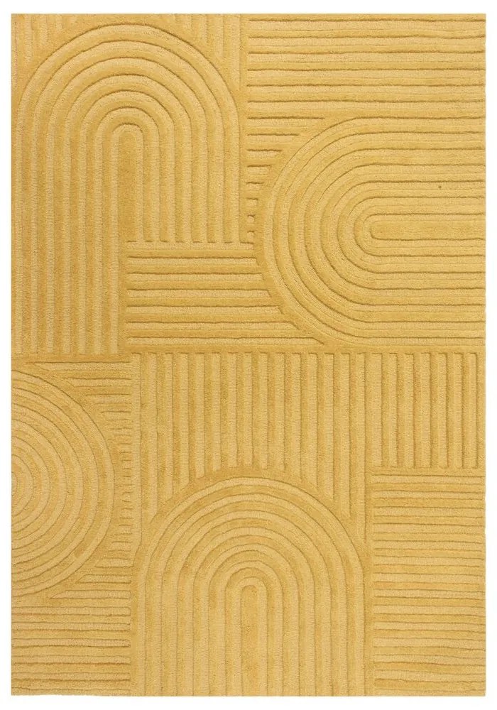 Flair Rugs koberce Kusový koberec Solace Zen Garden Ochre Rozměry koberců: 120x170