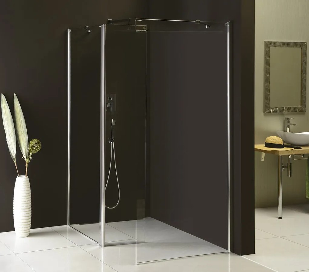 Polysan Polysan, MODULAR SHOWER stěna pro instalaci na zeď, pro připojení otoč.panelu 1000 mm, MS3A-100