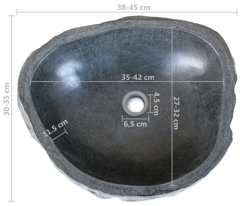 Umyvadlo říční kámen oválné 37–46 cm,  146213