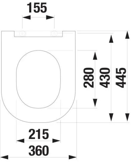 JIKA H8917160000631 - Záchodové prkénko SoftClose MIO duroplast/bílá