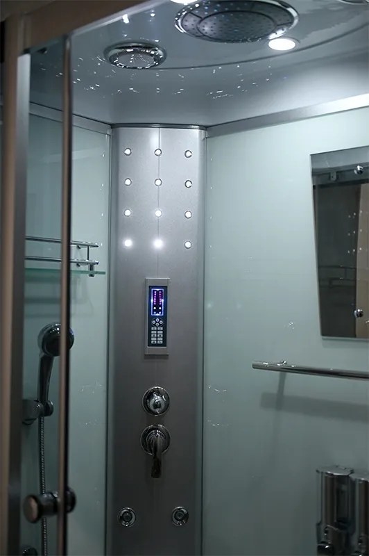 Terra Hydromasážní box WSH7106 LWS, 120x80 levý se saunou